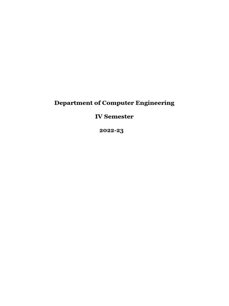 Os - Comp - Lab Manual | PDF