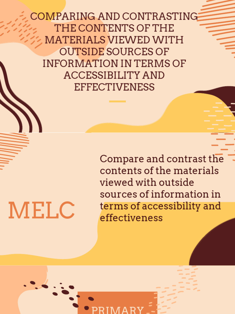 Quarter 1 Melc 4 | PDF