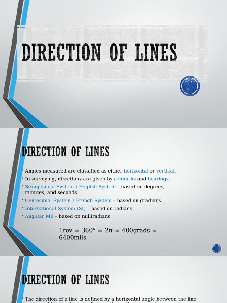 Chapter 4 - Direction-of-Lines | PDF