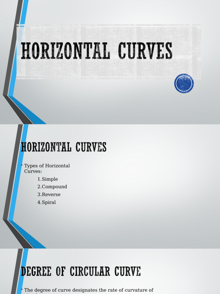 Chapter 9_ Horizontal-Curves | PDF