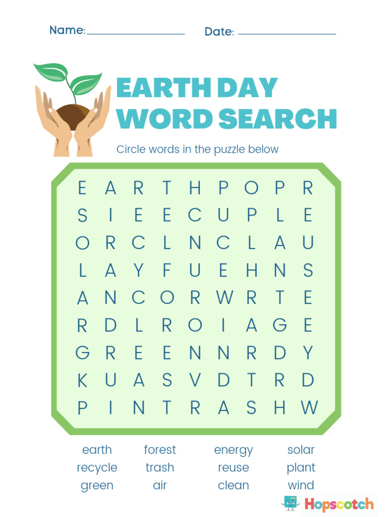 Earth Day Word Search Worksheet | PDF | Foreign Language Studies