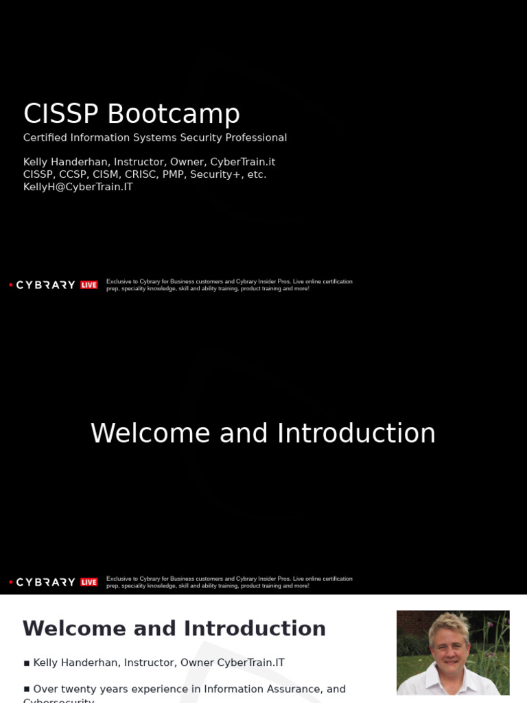 CISSP Domain 1 Slides | PDF