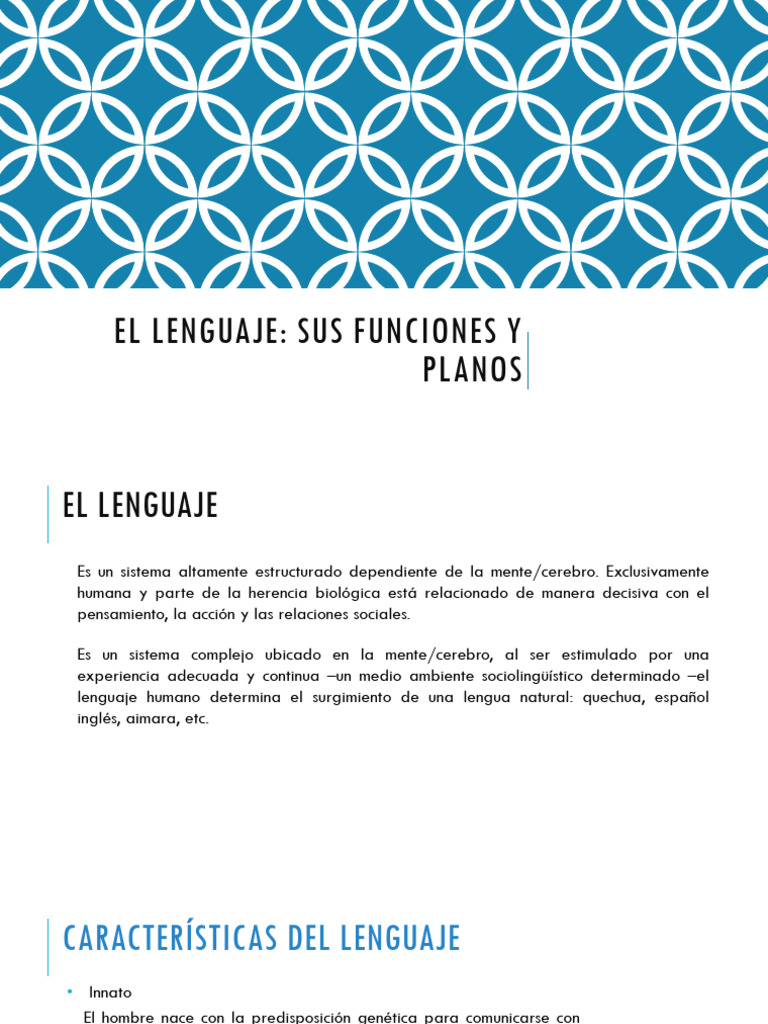 Semana 2 - Lenguaje - Lenguaje | PDF