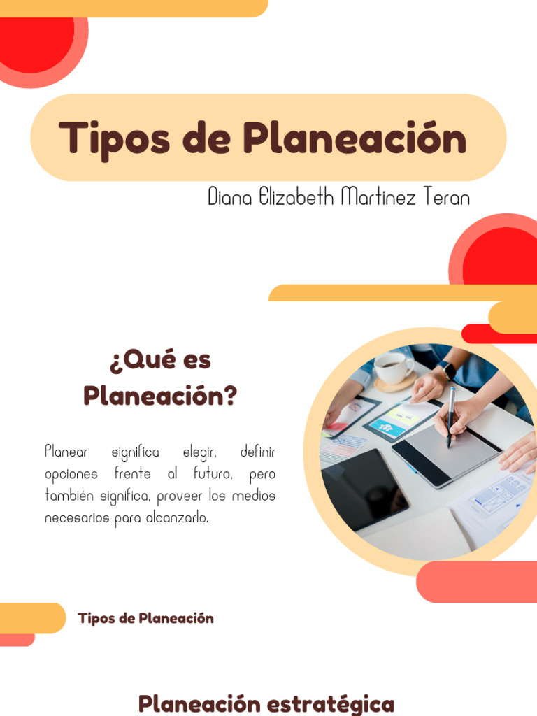 Tipos De Planeacion Pp Pdf