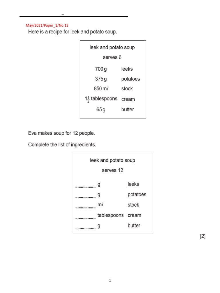 13 Ratio and Proportions Checkpoint - Y6 Math | PDF