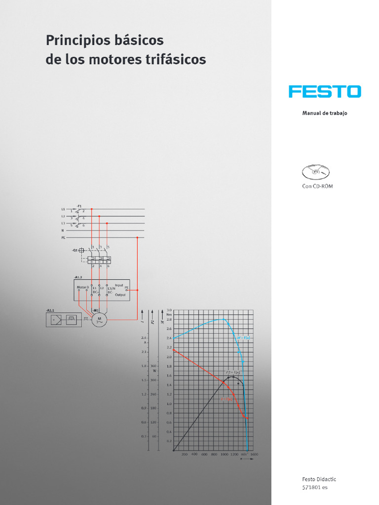 B05 Principios Básicos de Los Motores Trifásicos Festo | PDF