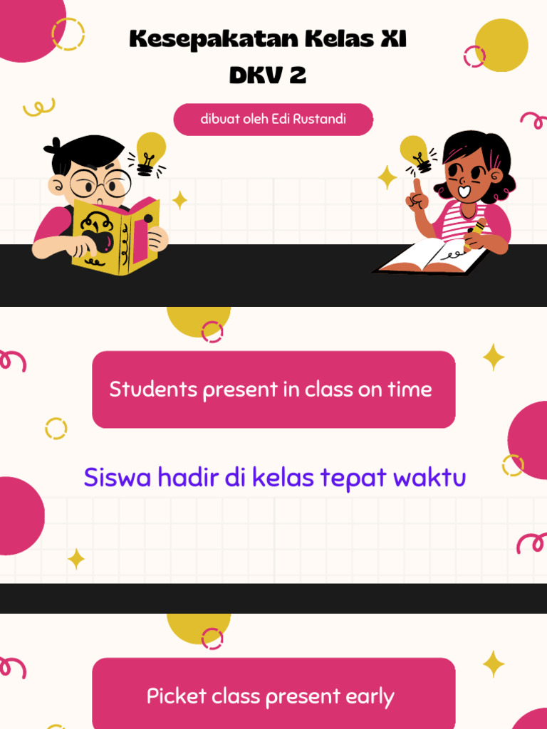 Kesepakatan Kelas Xi DKV 2 | PDF