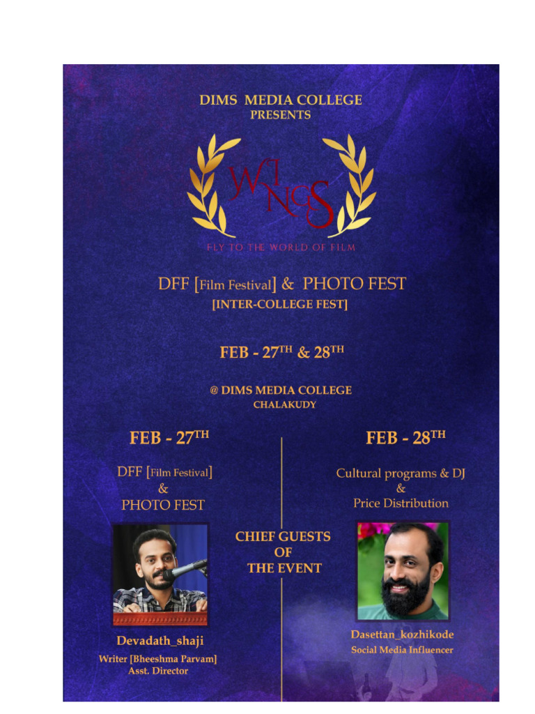 Brochure & Guidelines - WINGS 2K23 | PDF