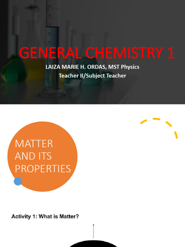 Properties of Matter - Chem1 | PDF | Mixture | Chemical Substances