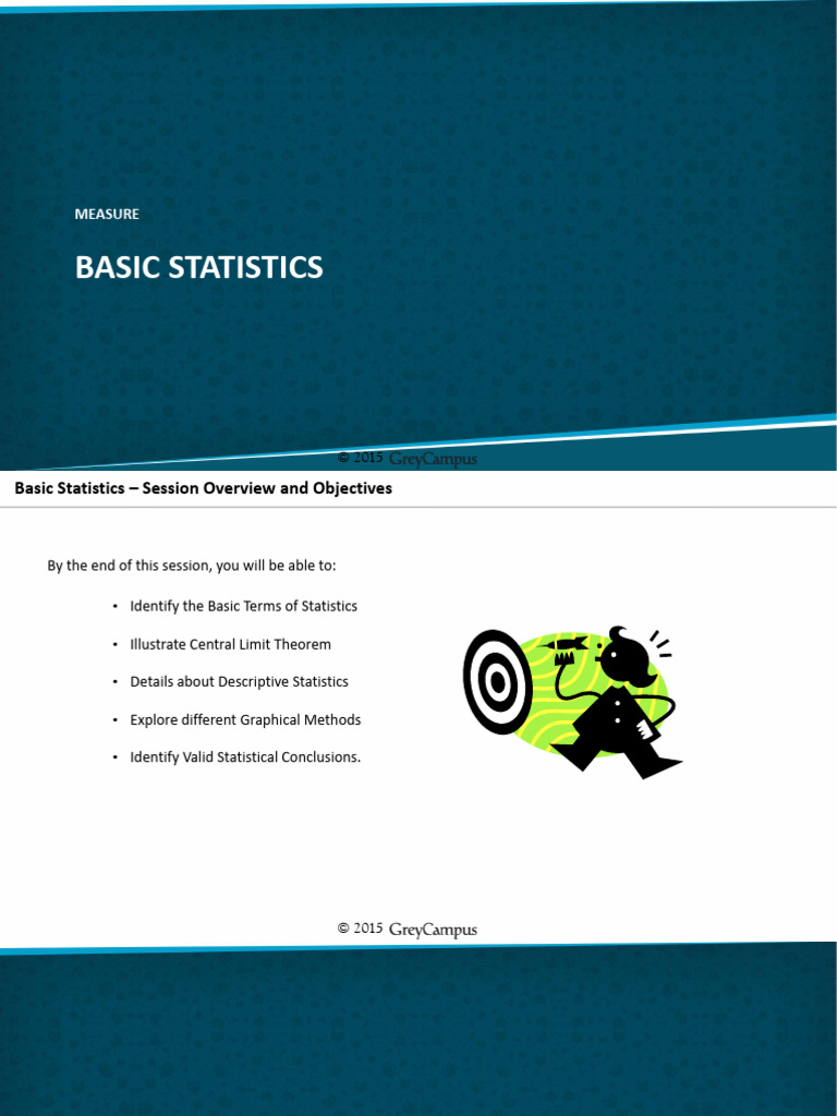 Measure Phase - Part II - D Basic Statistics | PDF