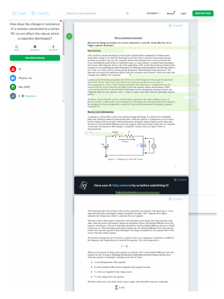 RC Circuit Reference | PDF