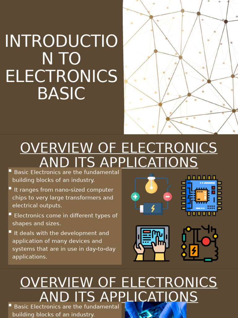 Topic 1 Introduction To Electronics Basic | PDF | Electronics | Electrical Network