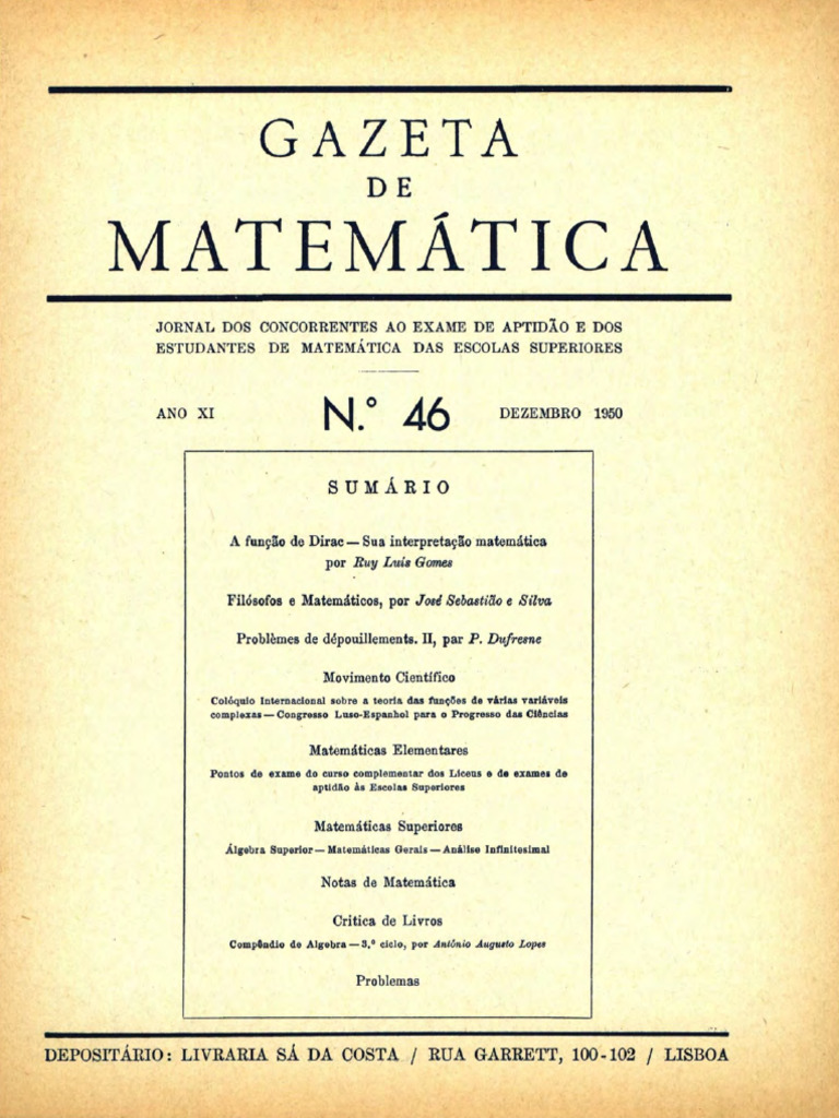 Gazeta Matematica SPM 046 | PDF