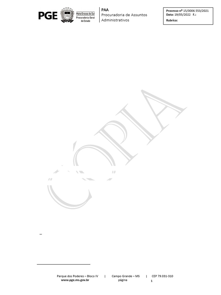 Parecer Referencial PAA 003 2022 DEC GAB | PDF