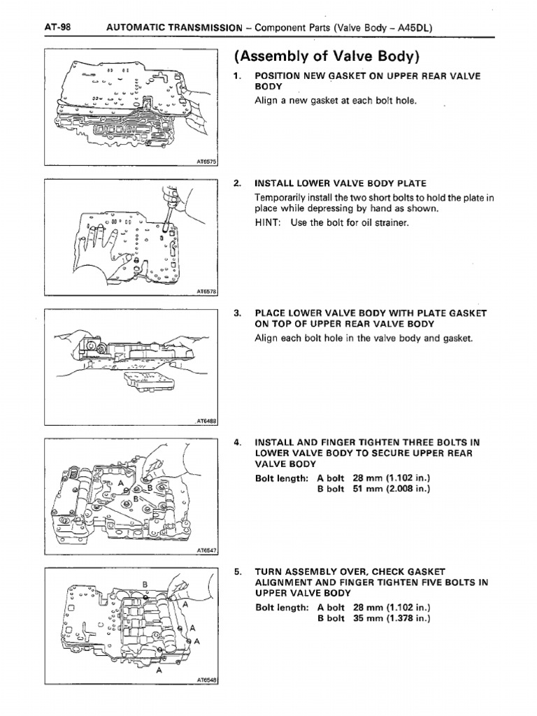 Assembly of Valve Body | PDF