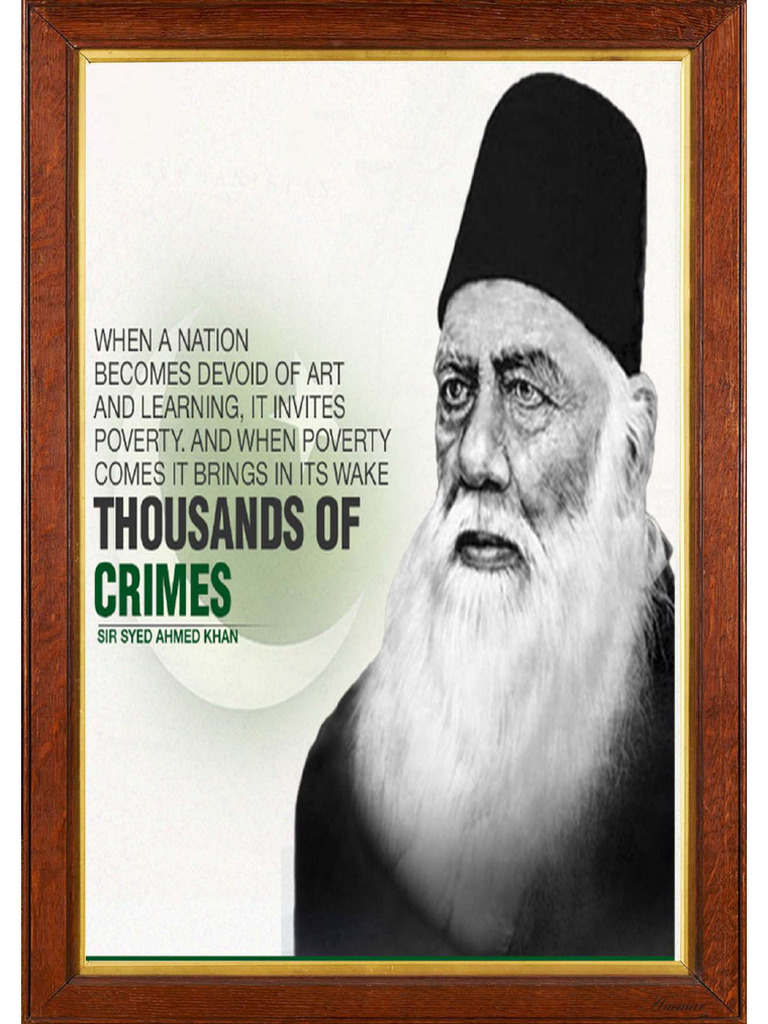 Sir Syed Ahmad Khan Quotes 4 | PDF