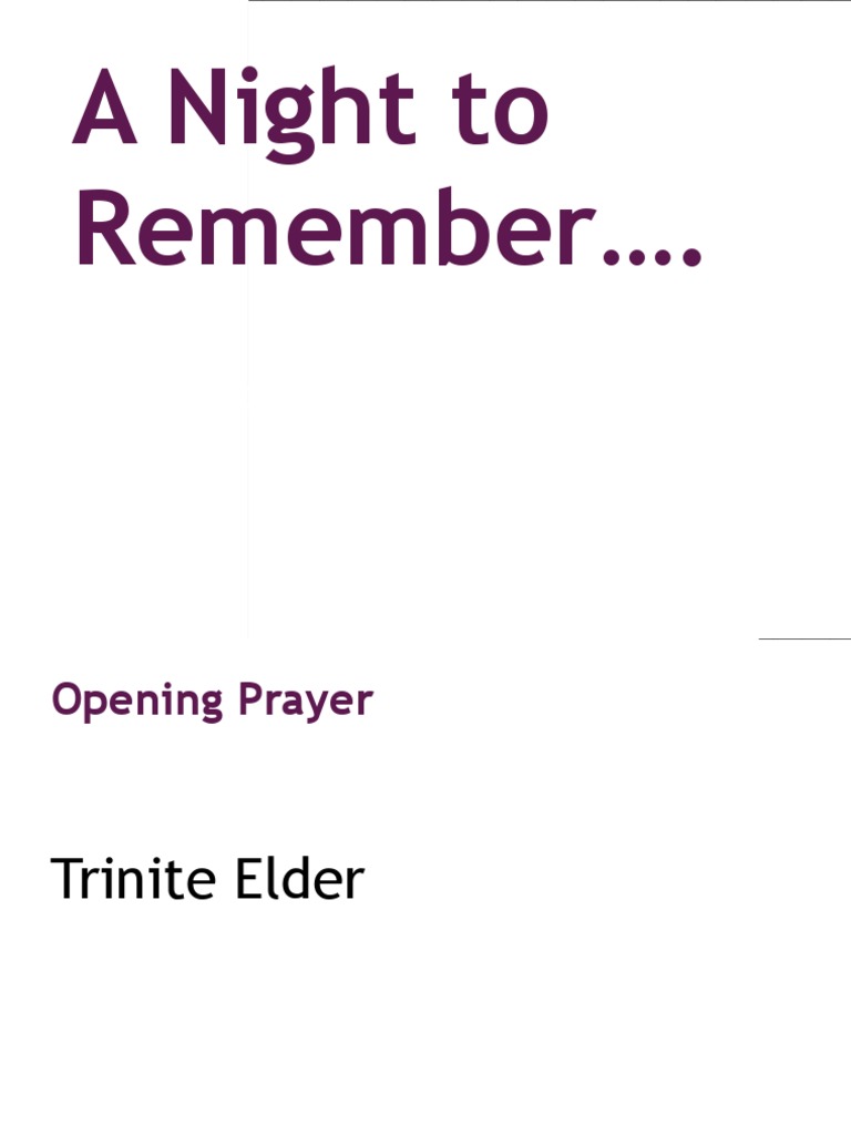 A Night To Remember | PDF