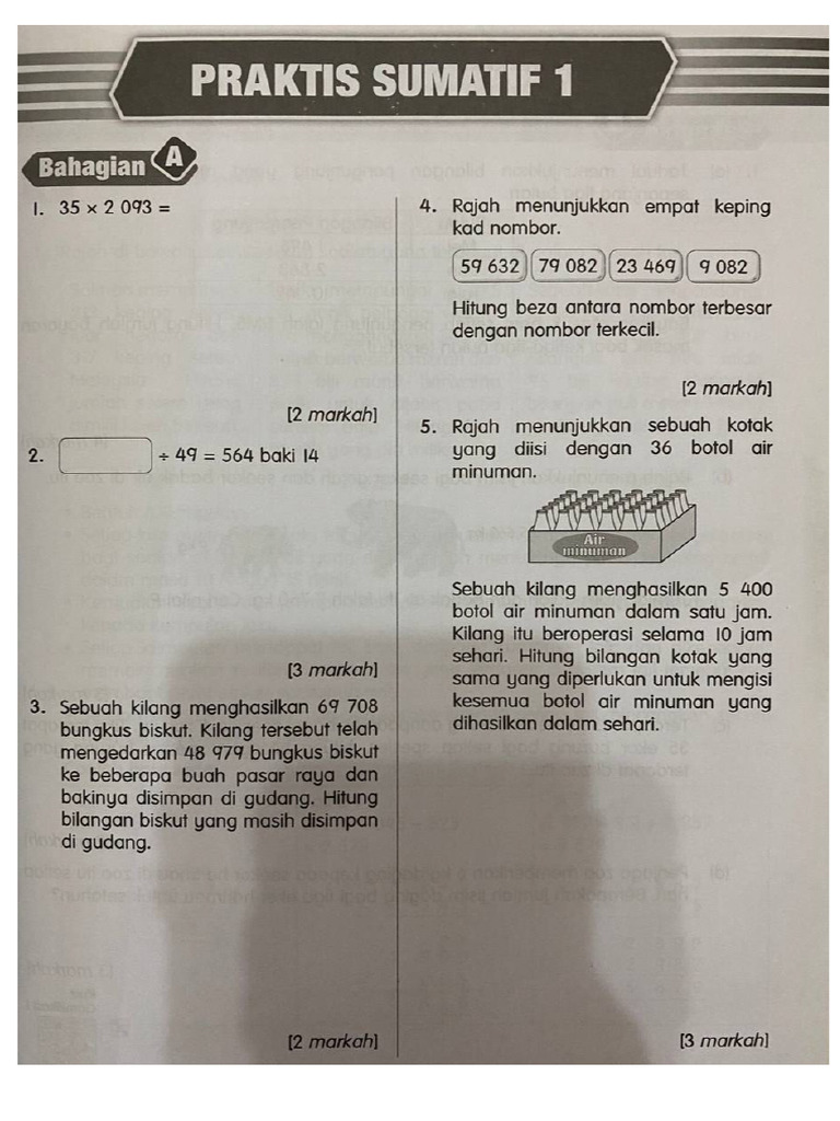 Math T4 Soalan Penyelesaian Unit 1 2 Pdf