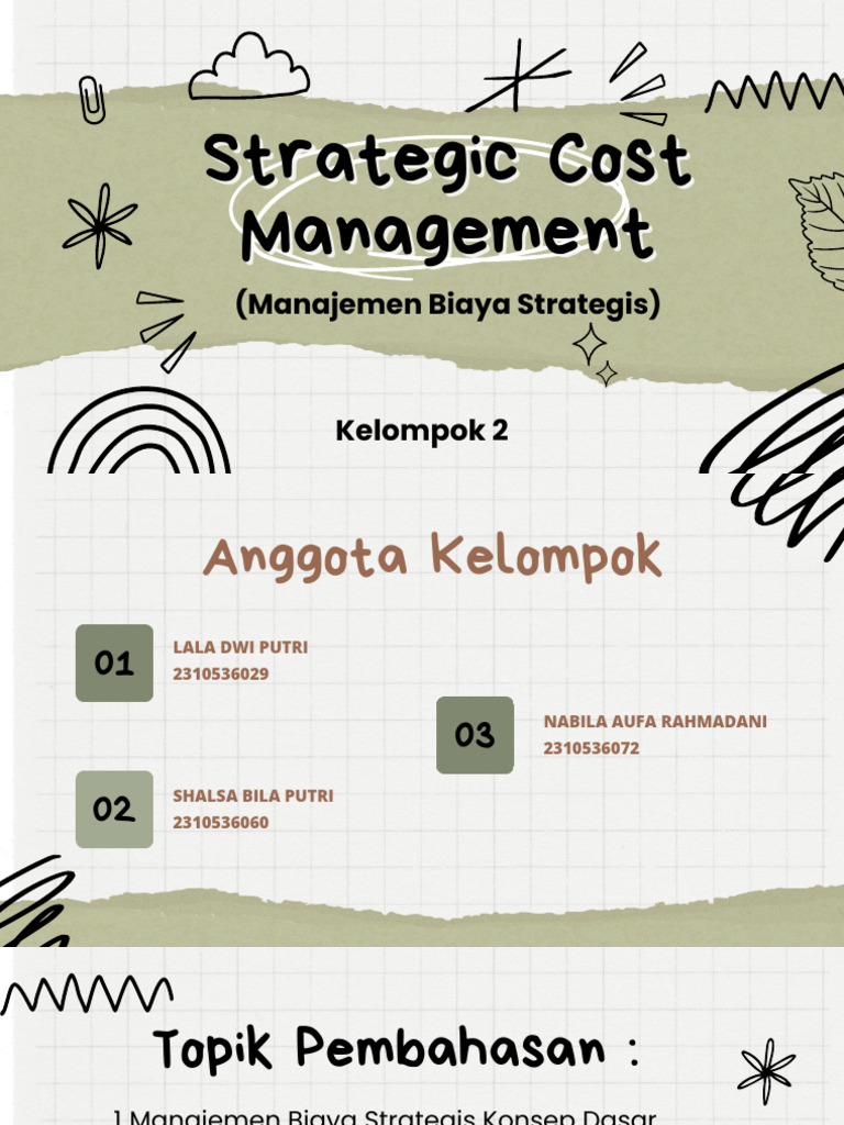 2 Strategy Cost Management | PDF