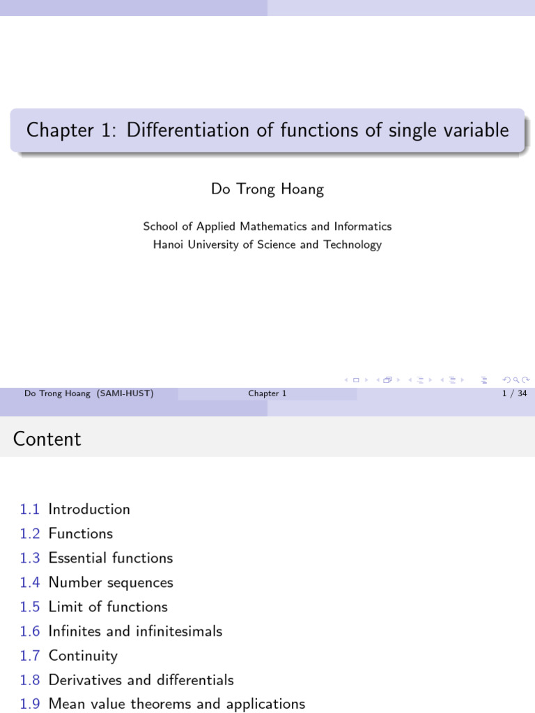 W1 Chap1-MI111E | PDF