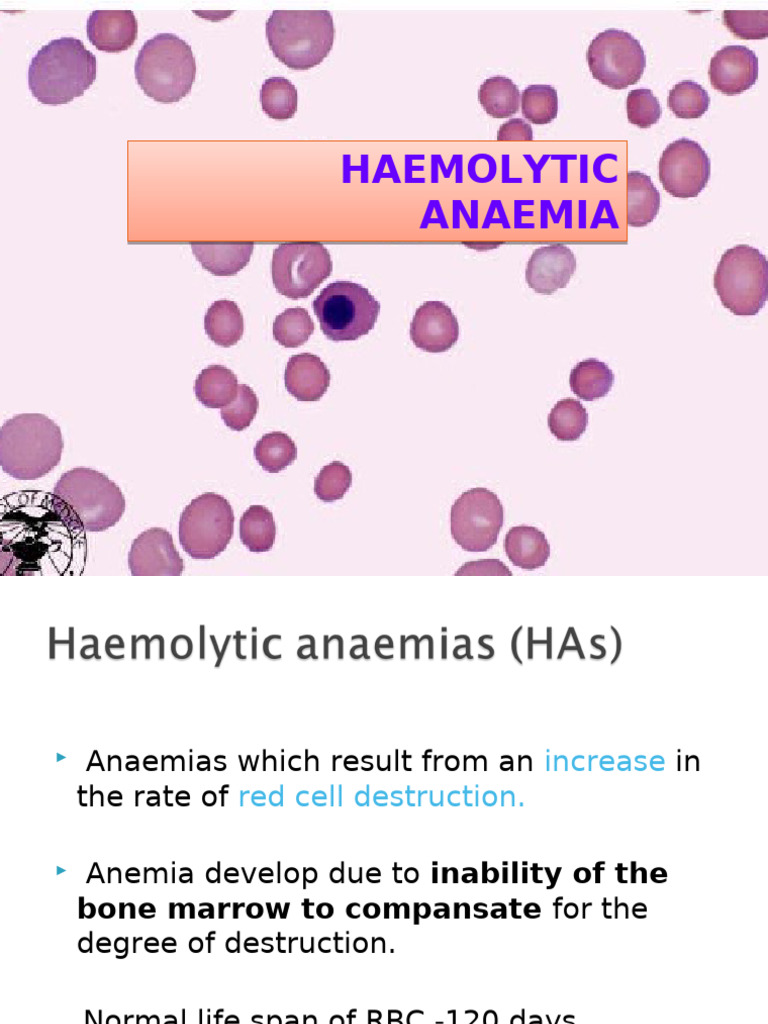 Anaemia Haemolytic. | PDF