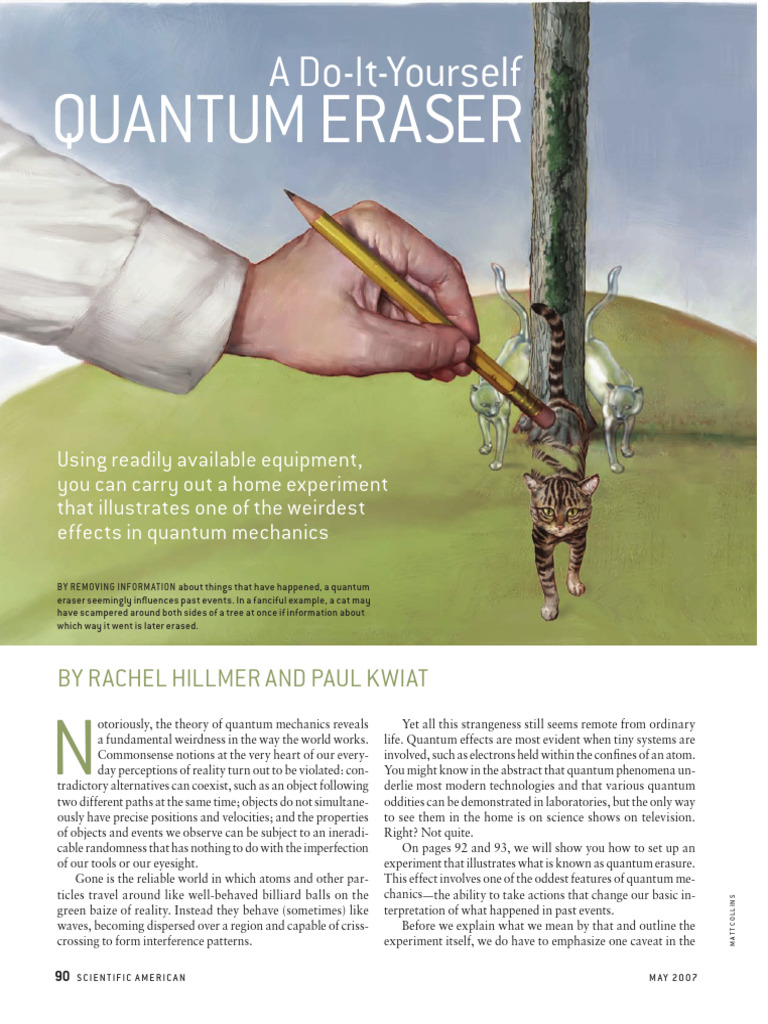A Do-It-Yourself Quantum Eraser | PDF