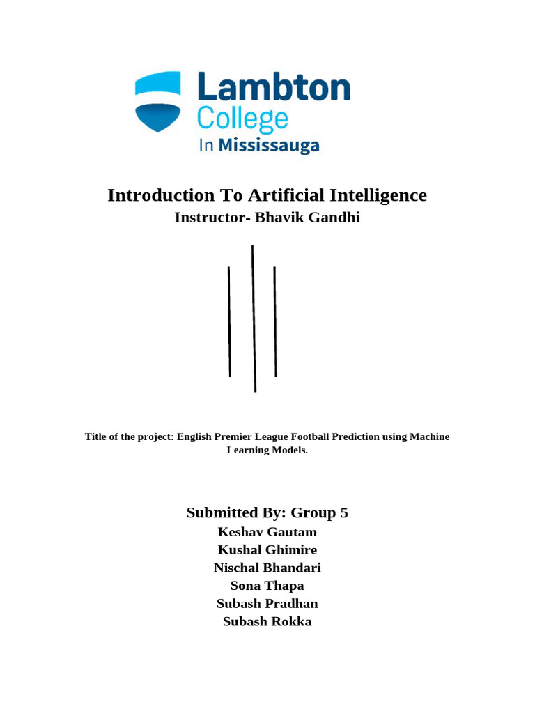 Final Project Report | PDF Final Project Report | PDF