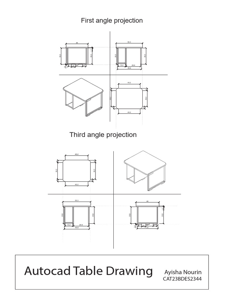 autocad table | PDF