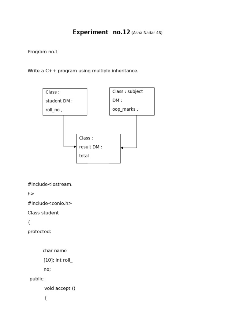Experiment No.12 | PDF