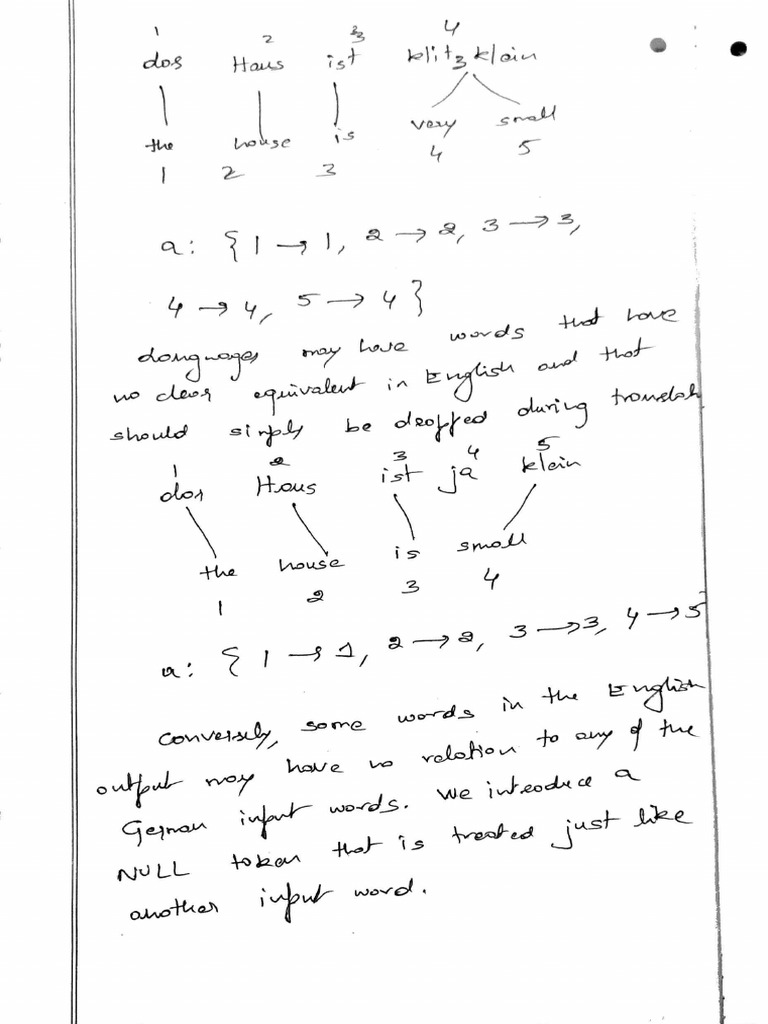 Chap 4 Word based Model | PDF