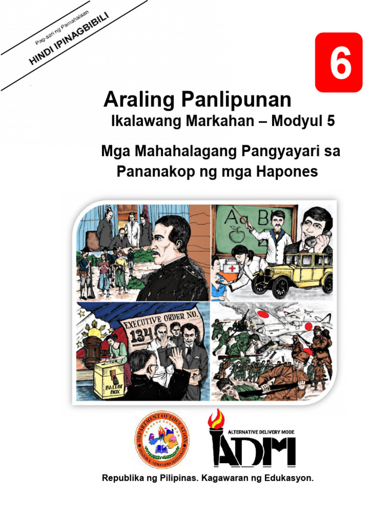 AP6 Q2 Mod5 Mga Mahahalagang Pangyayari Sa Pananakop NG Mga Hapones Version3 | PDF