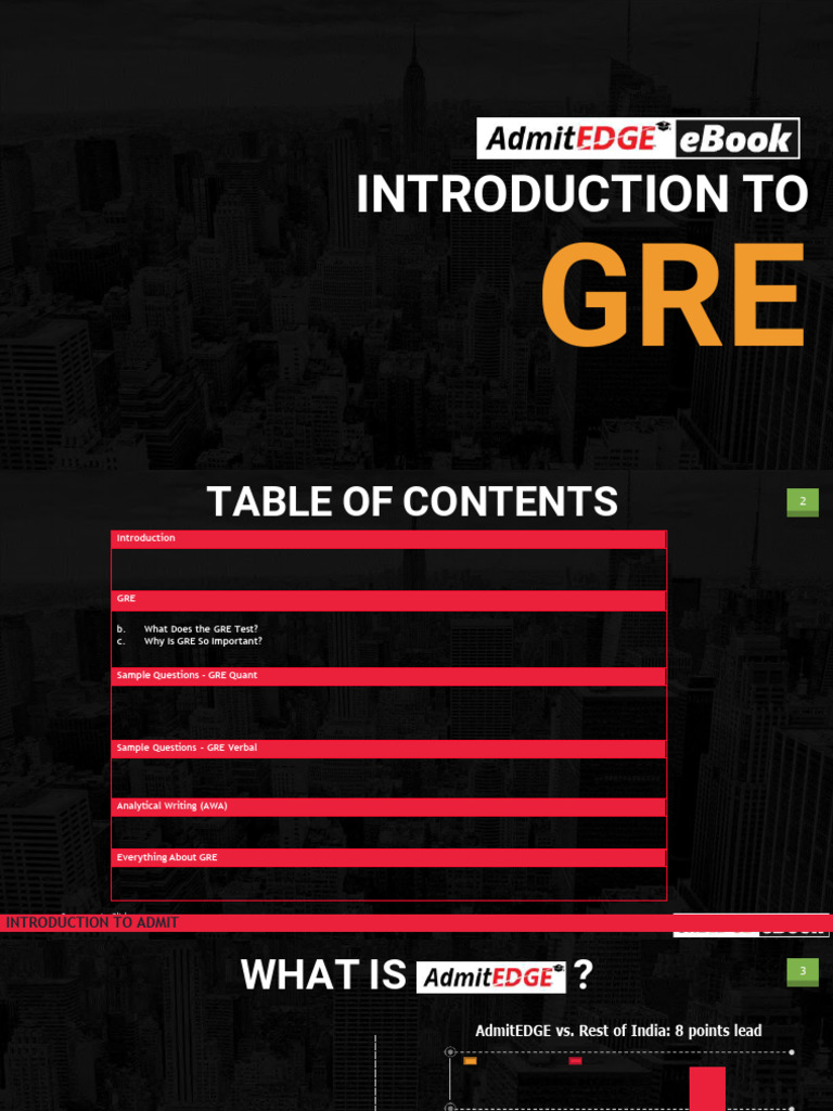 GRE | PDF