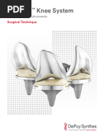 TKR Smith&nephew Technique Orthomatch GENESIS II Surgical Technique.10. ...