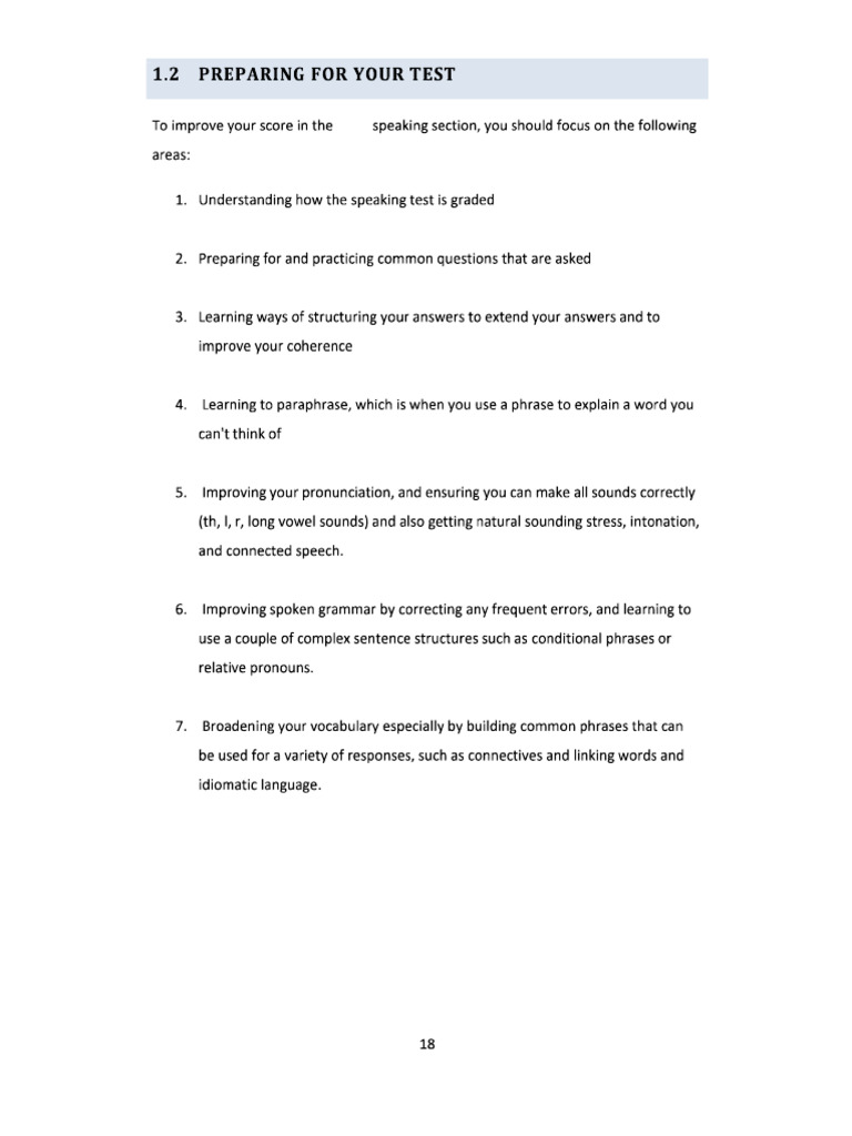 B2 First Speaking Part 1 | PDF