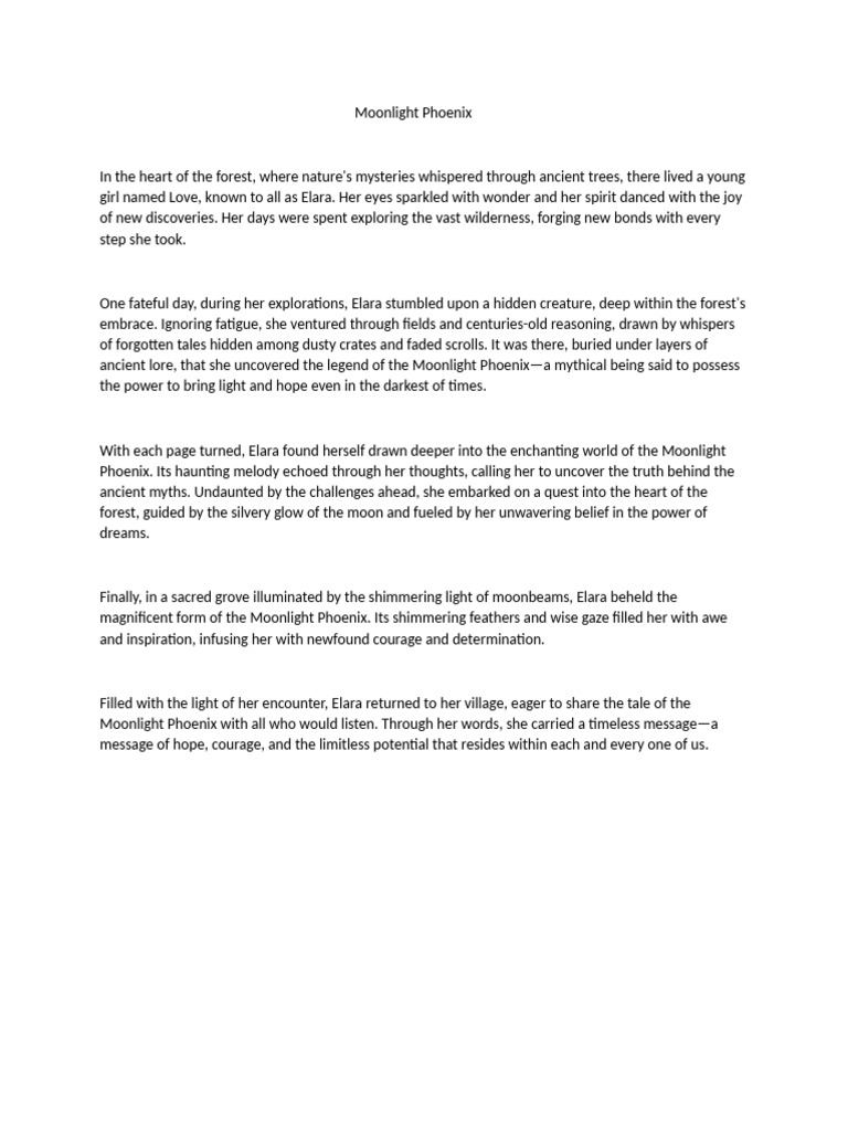 Moonlight Phoenix SCRIPT | PDF