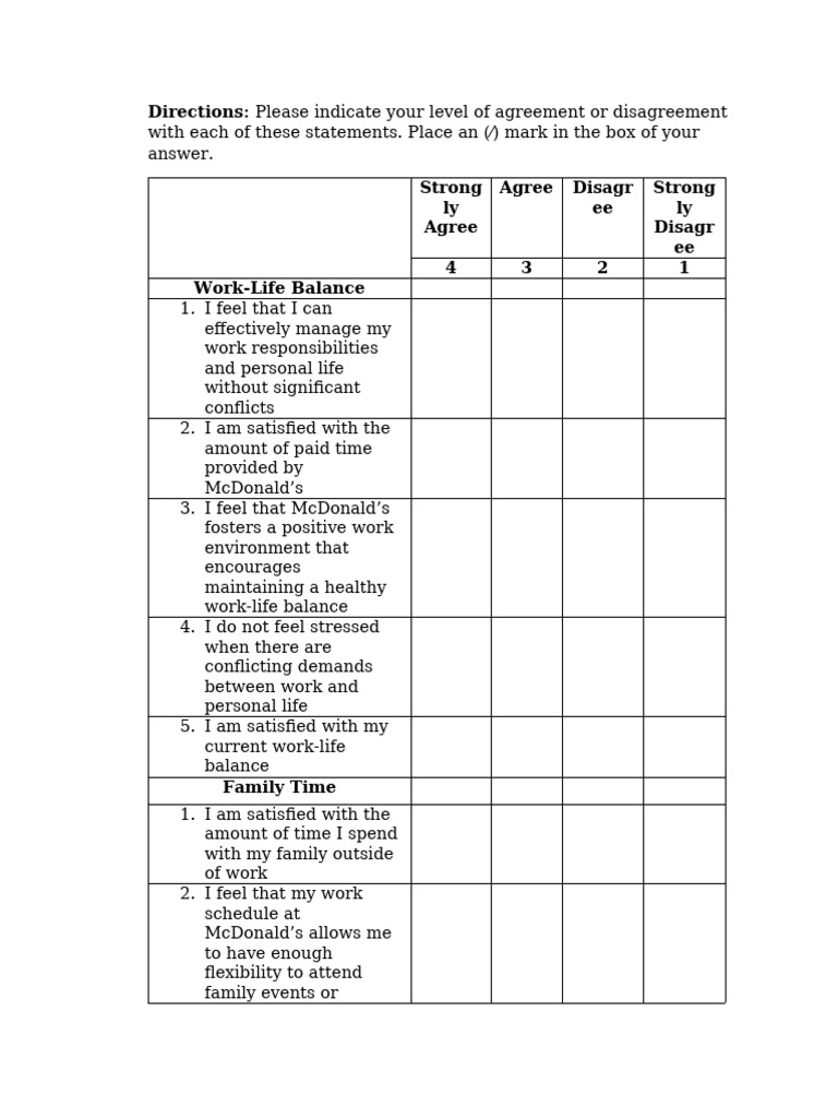 Survey Questionnaire Final | PDF