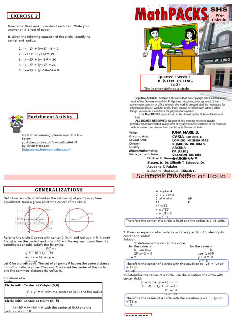 Math11 Pre Cal Q1WK1 BCD Finalanswer Key | PDF