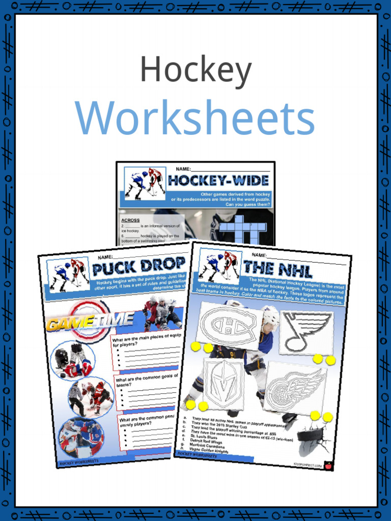 Sample Hockey Worksheets | PDF