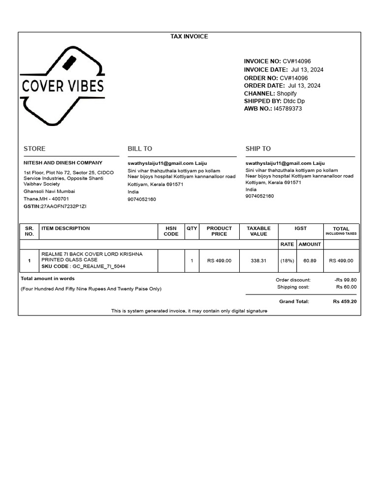 Invoices 42131277 | PDF