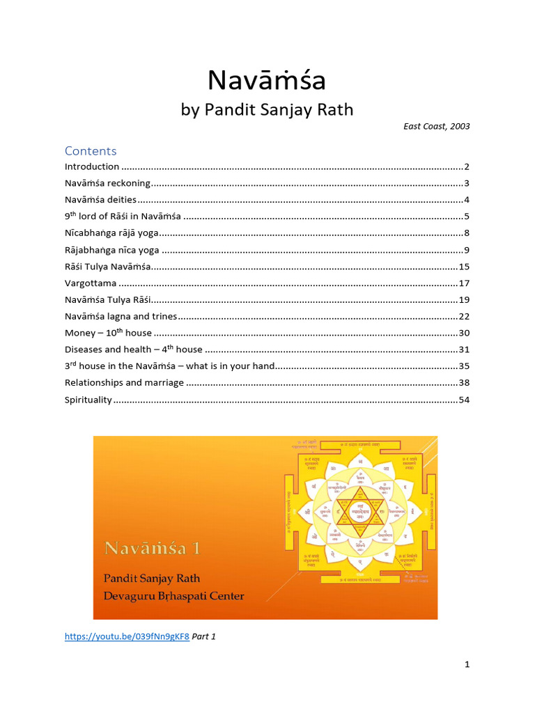 2003 Navamsha by Pandit Sanjay Rath ENG | PDF