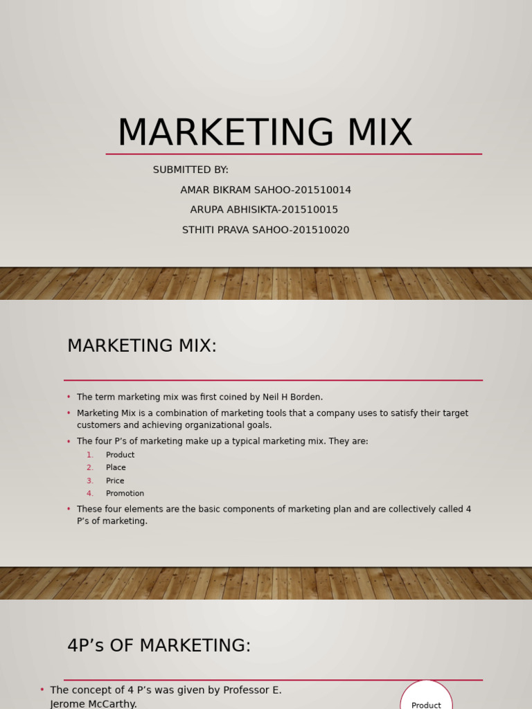 Marketing Mix Eco Assignment | PDF