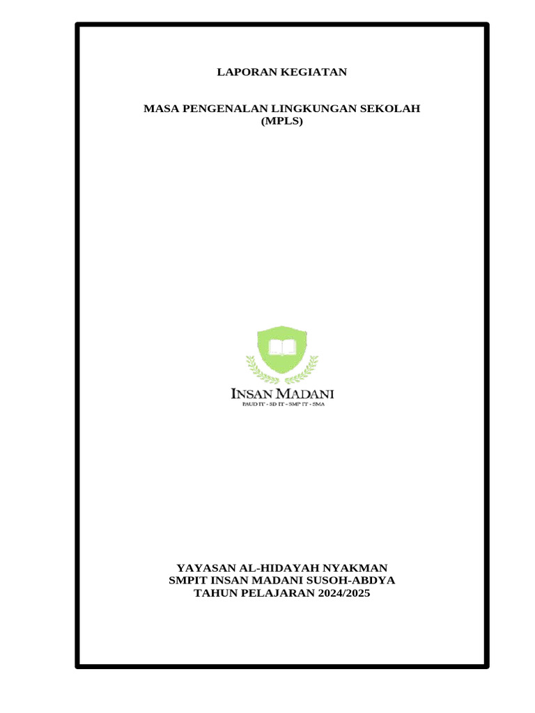 Proposal MPLS Tahun 2023 2024 | PDF