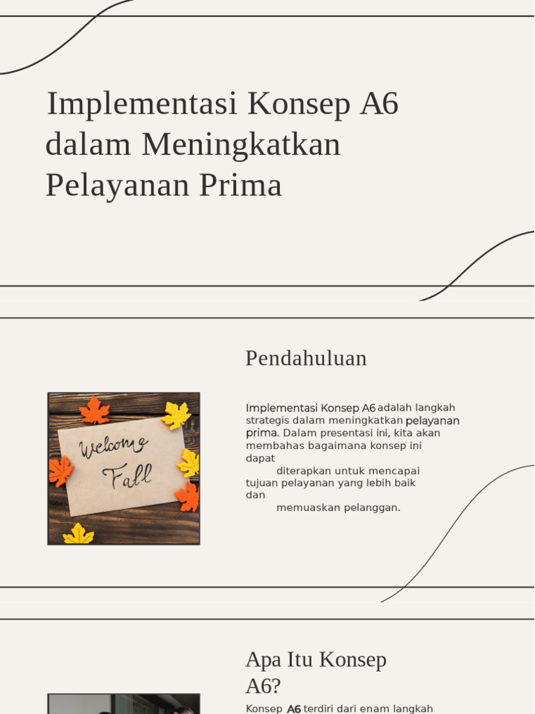 2a. Implementasi Konsep A6 Dalam Meningkatkan Pelayanan Prima | PDF