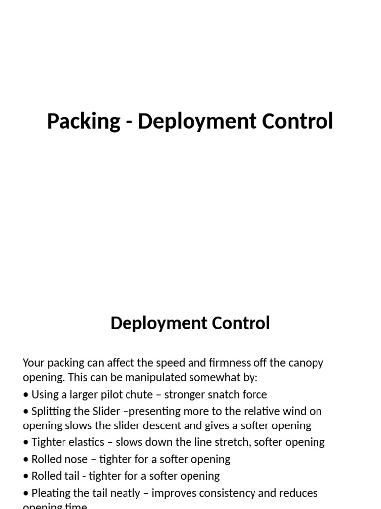 Deployment Control | PDF