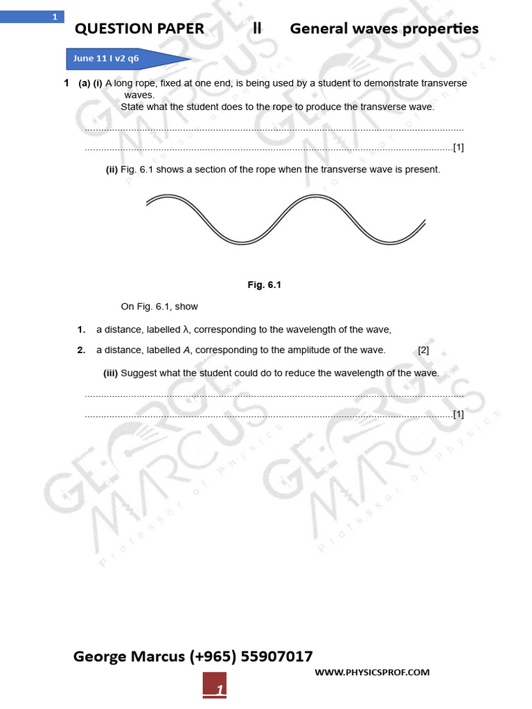 11 General Wave Properties P4 | PDF