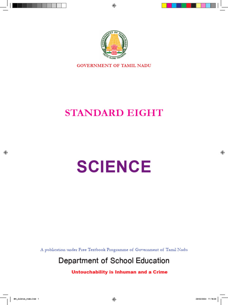 8th Science English Medium Text | PDF