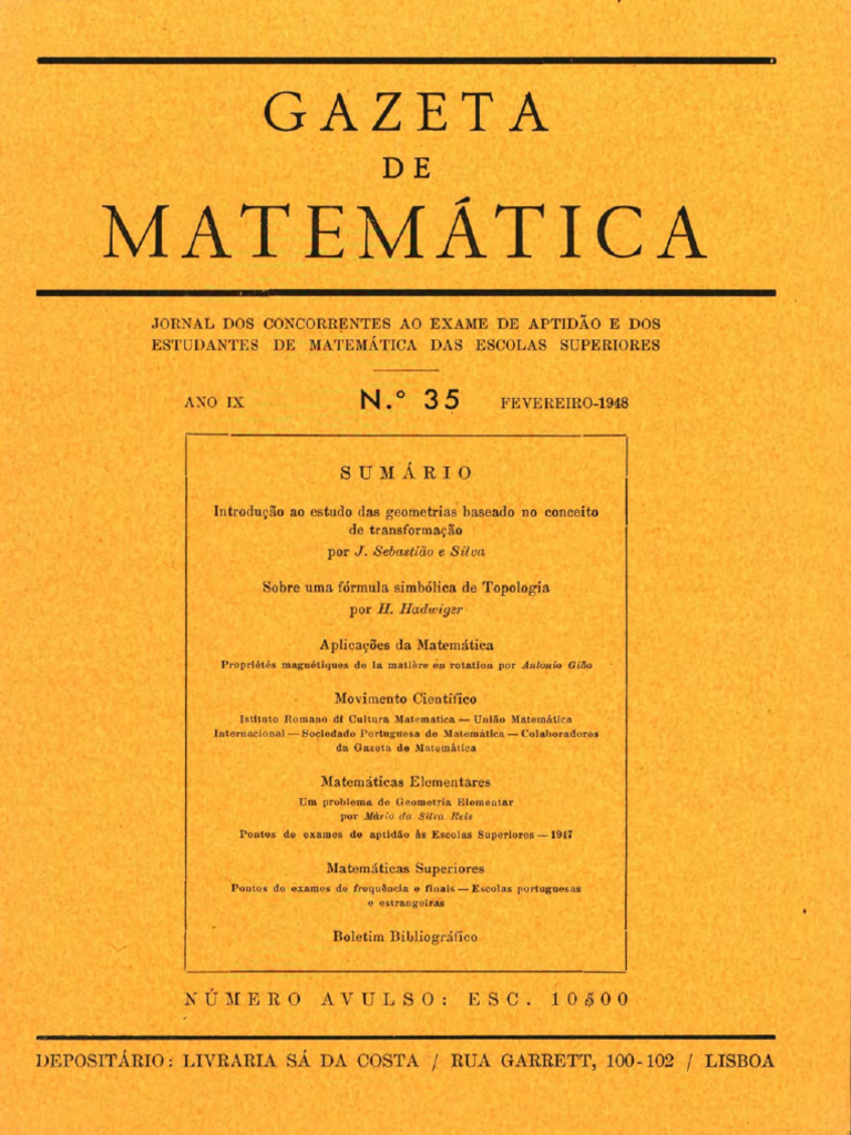 Gazeta Matematica SPM 035 | PDF