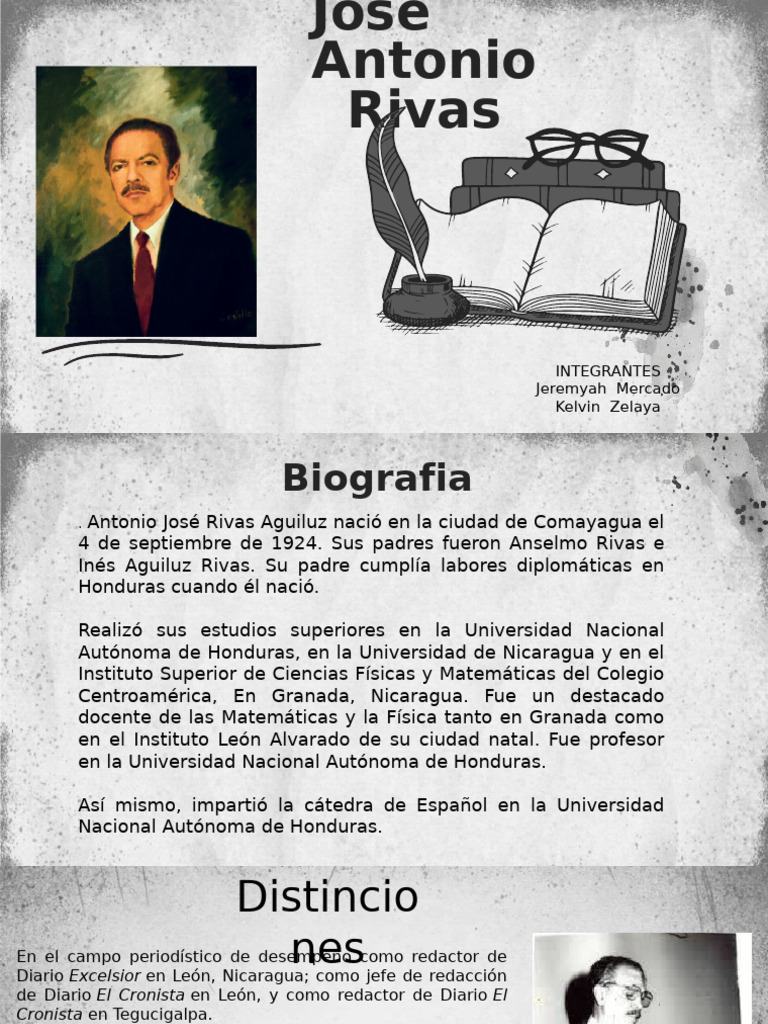 Antonio Jose Rivas-Expo Español | PDF