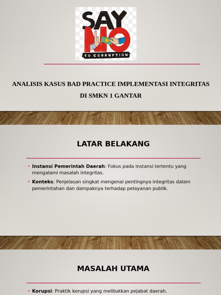 Tugas Anti Korupsi CGP Jabar | PDF