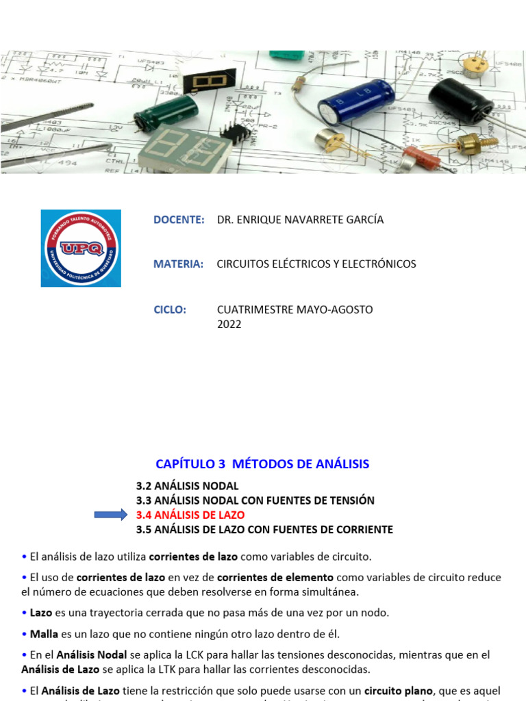 3.4 Análisis de Lazo | PDF